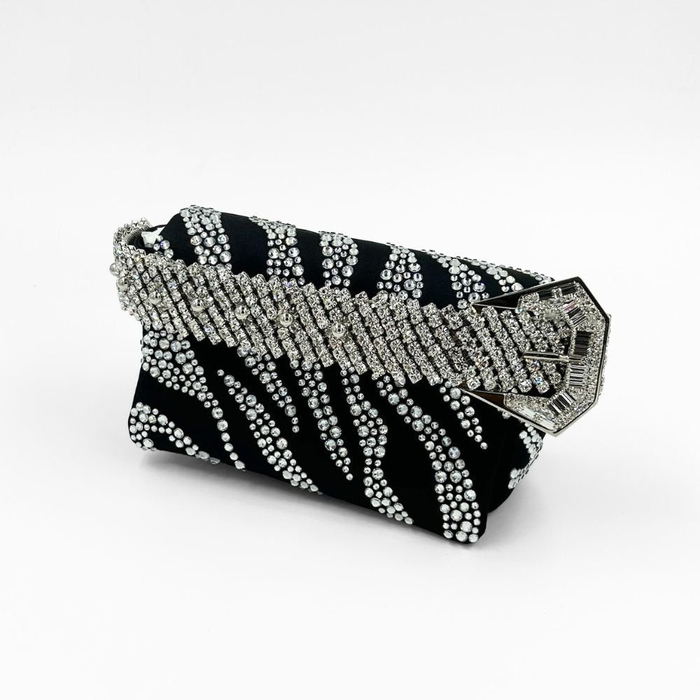 Shop Gedebe My Dream Mini Ramage Bag - Black & White on AiSPi