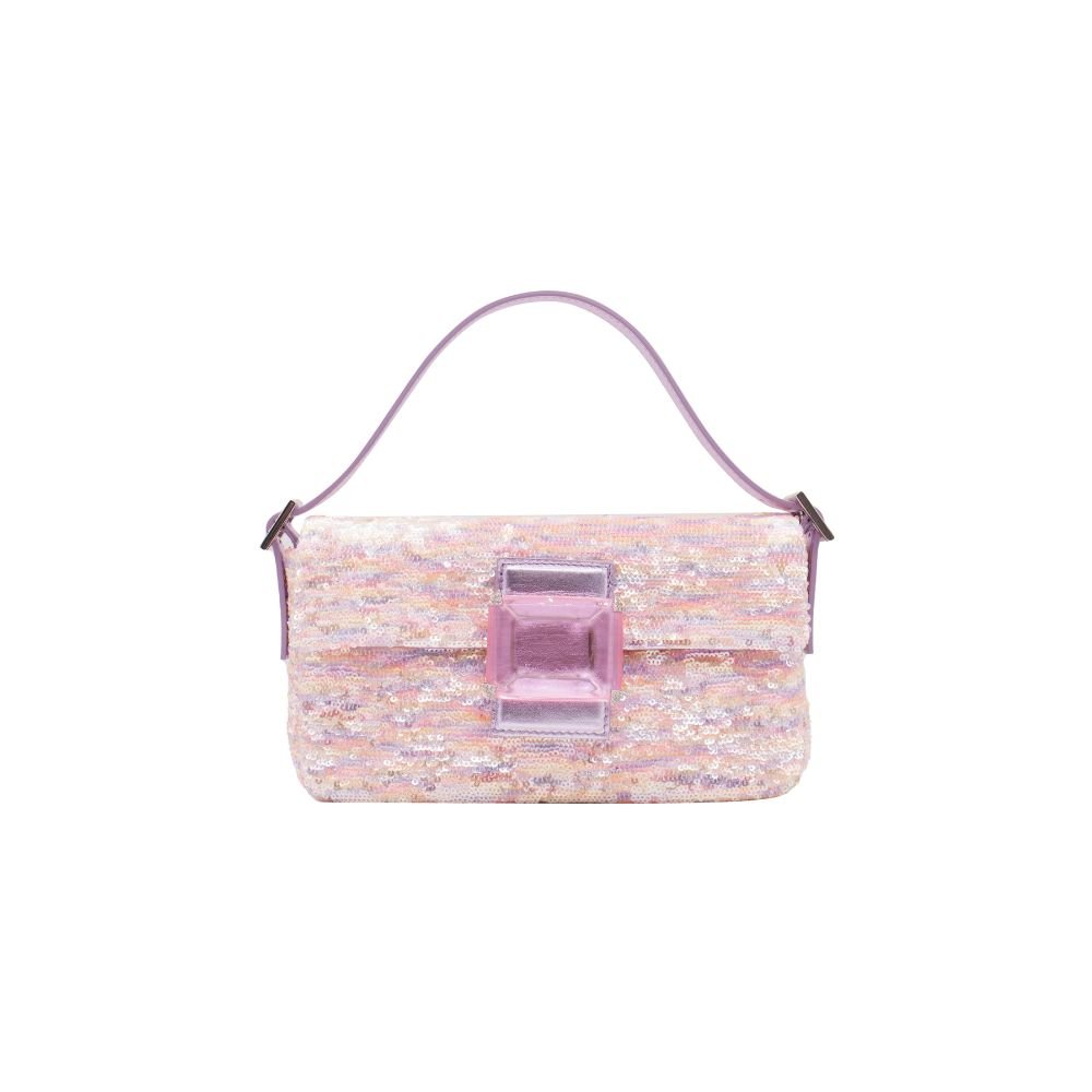 Shop Gedebe Mini Habibi Sequins Bag - Pink on AiSPi